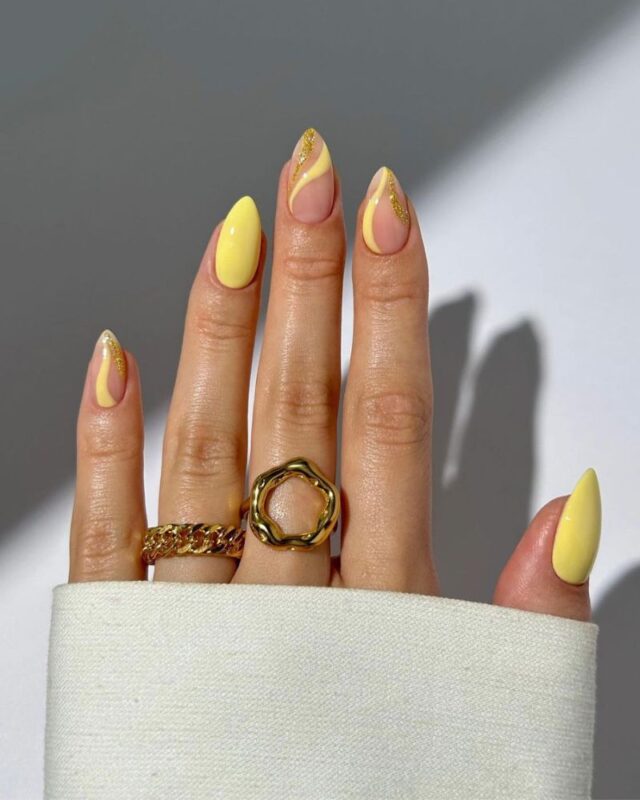 37 Cute Yellow Nail Designs To Slay The Summer Nails For Confidence