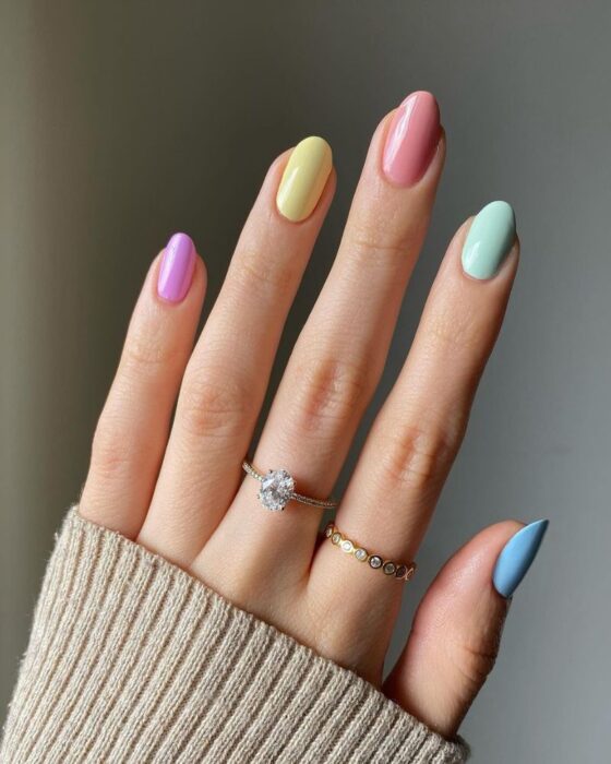 46 Short And Bright Summer Nail Art Designs That Pop Nails For