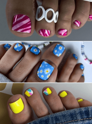 29+ Summer Toe Nail Designs - Bright, Bold and Unforgettable