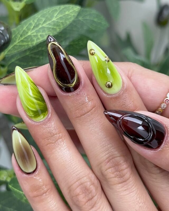 22+ Electrifying Lime Green Nails for a Bold Pop of Style - Nails for ...