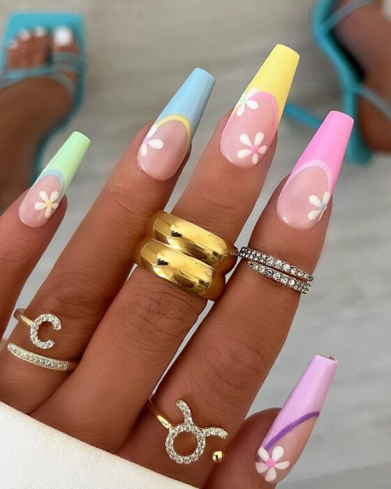 24 Coffin Summer Nails For A Fun Ready Look With Edge 24 Coffin Summer Nails For A Fun Ready Look With Edge